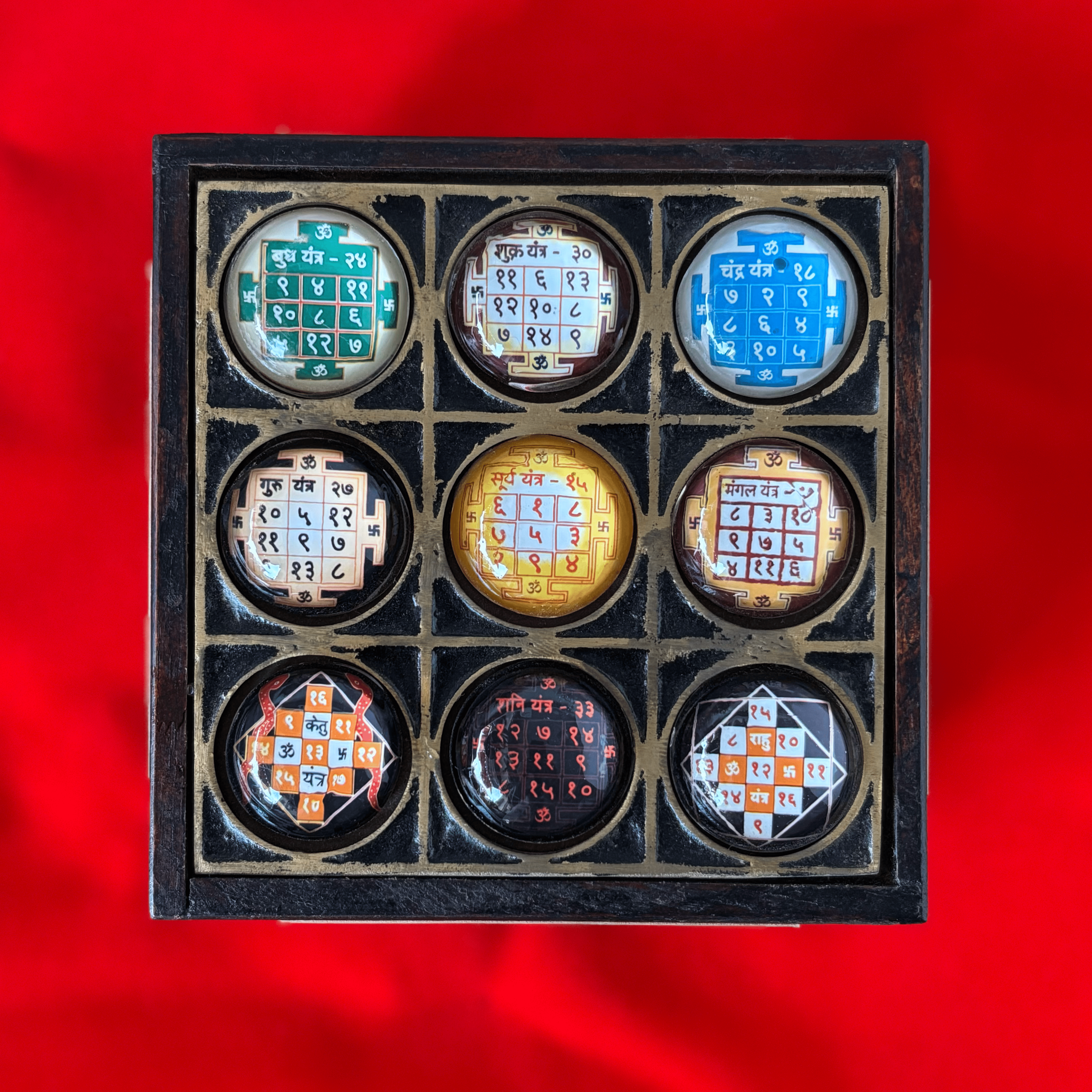 Shri Navagraha Shakti Yantra for Peace, Prosperity & Planetary Balance ...